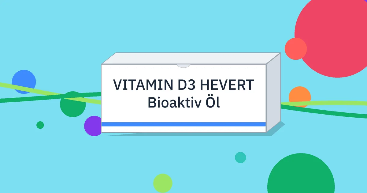 Symbolbild: Packung mit der Aufschrift VITAMIN D3 HEVERT Bioaktiv Öl (PZN 20088913) – Verfügbarkeit und Bezug in Apotheken in Frankfurt am Main