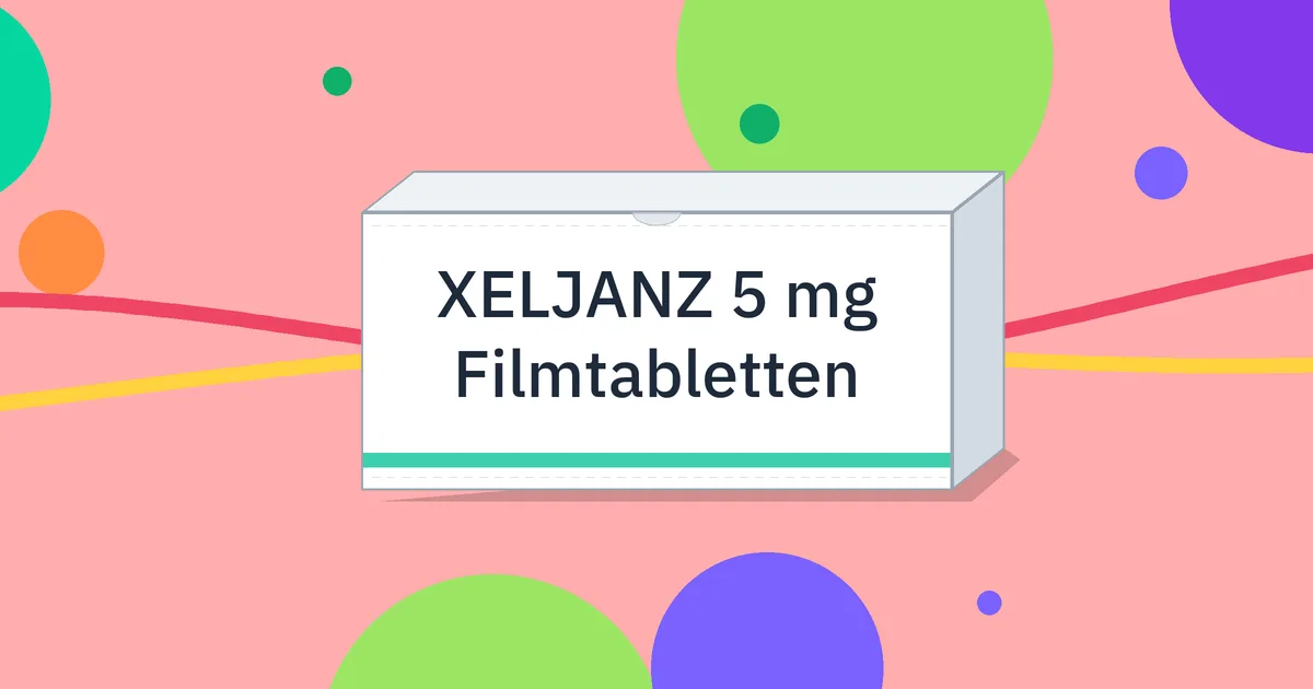 Symbolbild: Packung mit der Aufschrift XELJANZ 5 mg Filmtabletten (PZN 15620168) – Verfügbarkeit und Bezug in Apotheken in Frankfurt am Main