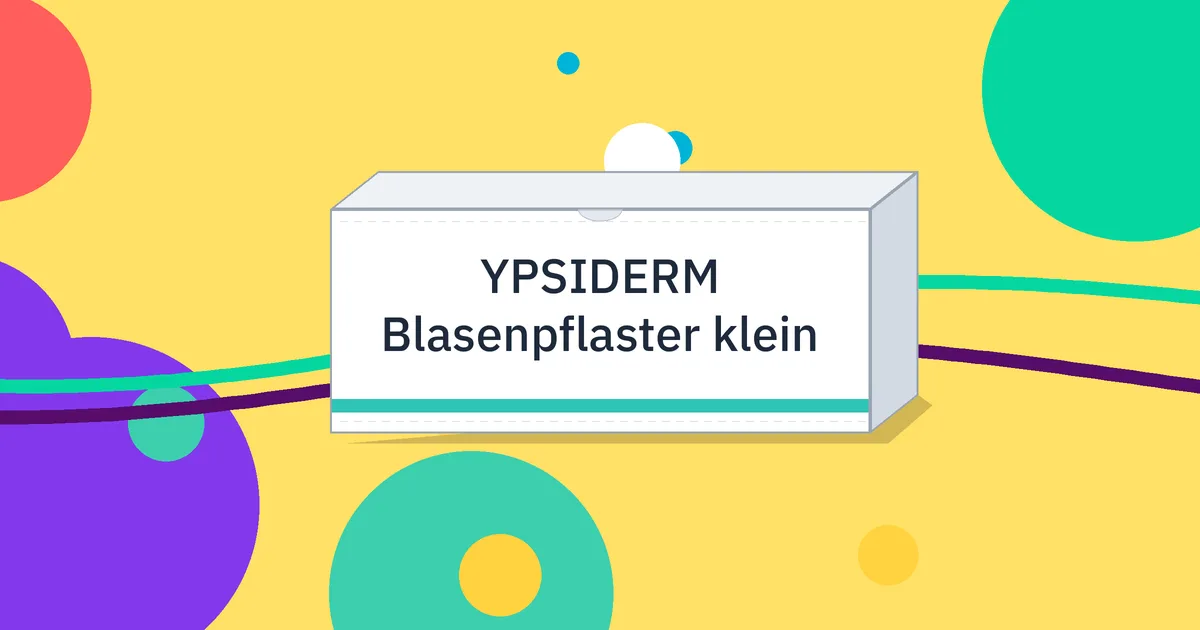 Symbolbild: Packung mit der Aufschrift YPSIDERM Blasenpflaster klein (PZN 12603229) – Verfügbarkeit und Bezug in Apotheken in Frankfurt am Main
