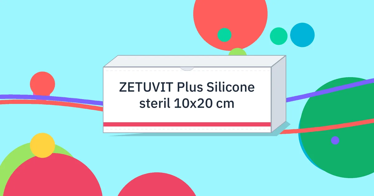 Symbolbild: Packung mit der Aufschrift ZETUVIT Plus Silicone steril 10x20 cm (PZN 16934093) – Verfügbarkeit und Bezug in Apotheken in Frankfurt am Main