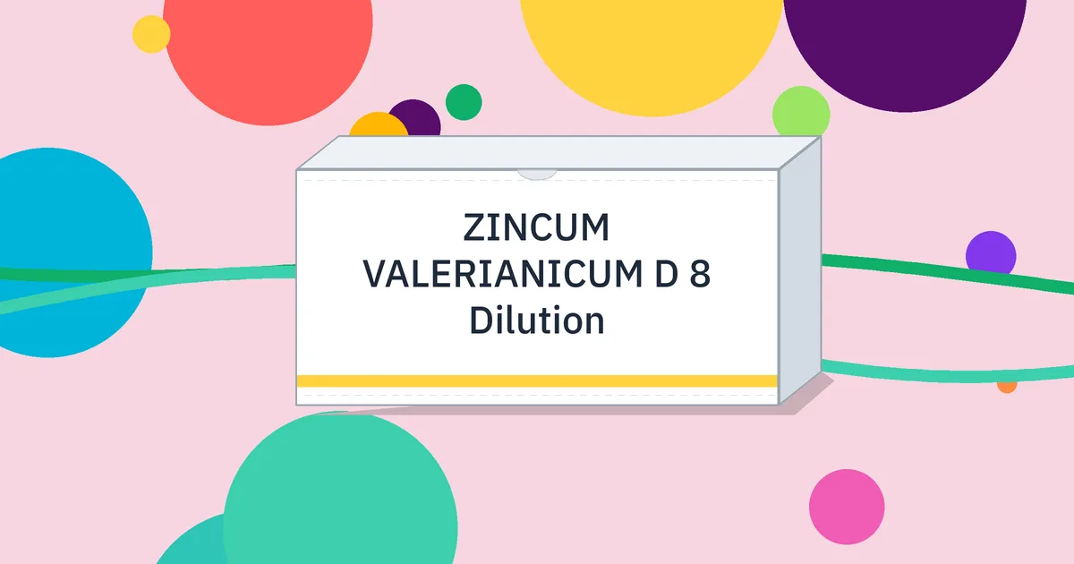 Symbolbild: Packung mit der Aufschrift ZINCUM VALERIANICUM D 8 Dilution (PZN 02402955) – Verfügbarkeit und Bezug in Apotheken in Frankfurt am Main