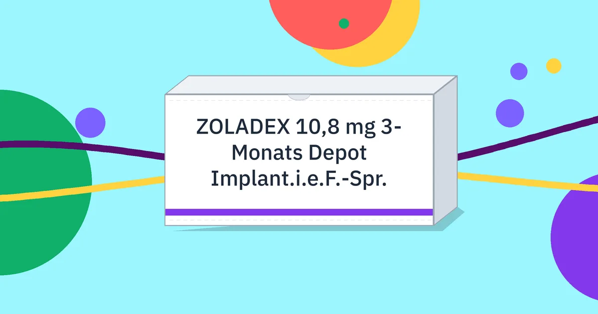 Symbolbild: Packung mit der Aufschrift ZOLADEX 10,8 mg 3-Monats Depot Implant.i.e.F.-Spr. (PZN 06686719) – Verfügbarkeit und Bezug in Apotheken in Frankfurt am Main