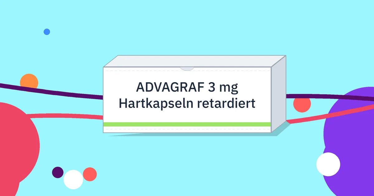 Symbolbild: Packung mit der Aufschrift ADVAGRAF 3 mg Hartkapseln retardiert (PZN 10047681) – Verfügbarkeit und Bezug in Apotheken in Frankfurt am Main