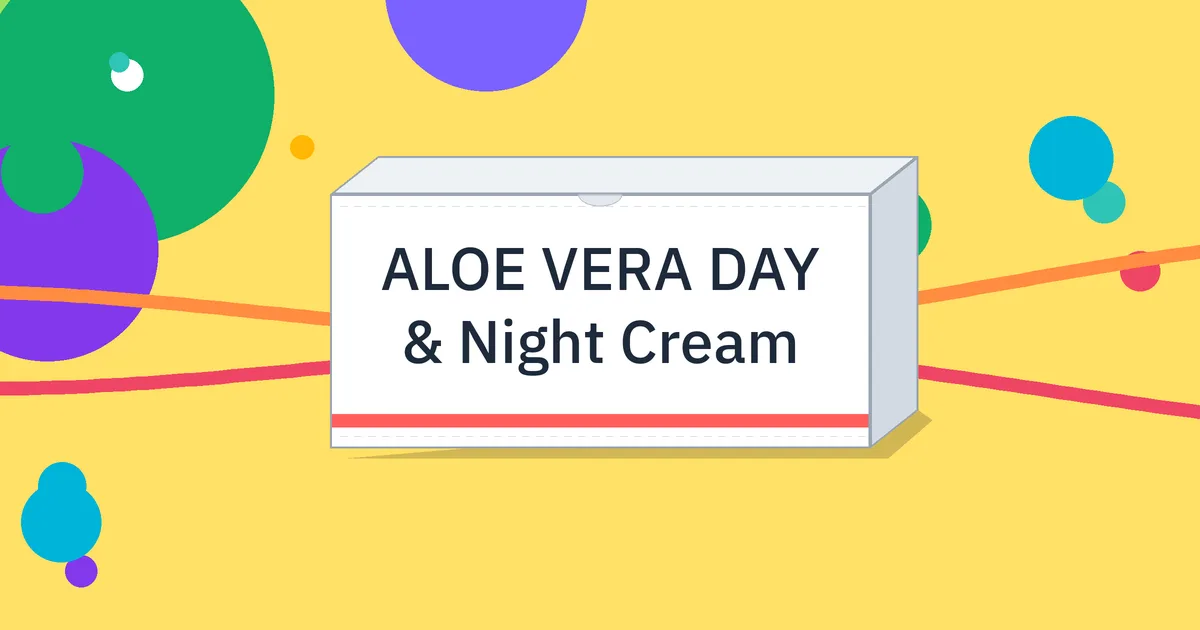Symbolbild: Packung mit der Aufschrift ALOE VERA DAY & Night Cream (PZN 03661274) – Verfügbarkeit und Bezug in Apotheken in Frankfurt am Main
