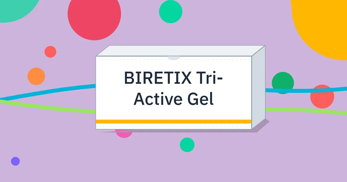 Symbolbild: Packung mit der Aufschrift BIRETIX Tri-Active Gel (PZN 19408241) – Verfügbarkeit und Bezug in Apotheken in Frankfurt am Main