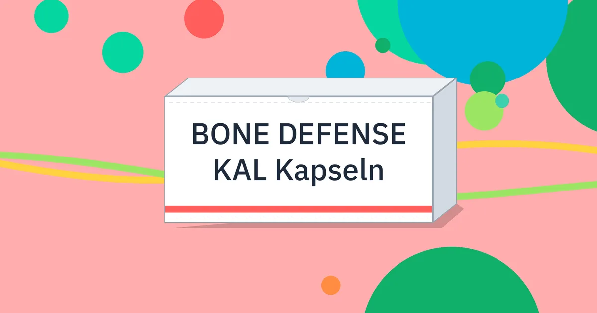 Symbolbild: Packung mit der Aufschrift BONE DEFENSE KAL Kapseln (PZN 19413437) – Verfügbarkeit und Bezug in Apotheken in Frankfurt am Main