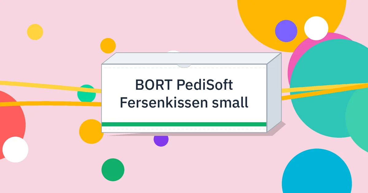 Symbolbild: Packung mit der Aufschrift BORT PediSoft Fersenkissen small (PZN 00945108) – Verfügbarkeit und Bezug in Apotheken in Frankfurt am Main