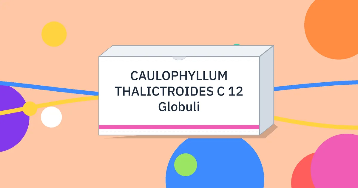 Symbolbild: Packung mit der Aufschrift CAULOPHYLLUM THALICTROIDES C 12 Globuli (PZN 16669490) – Verfügbarkeit und Bezug in Apotheken in Frankfurt am Main