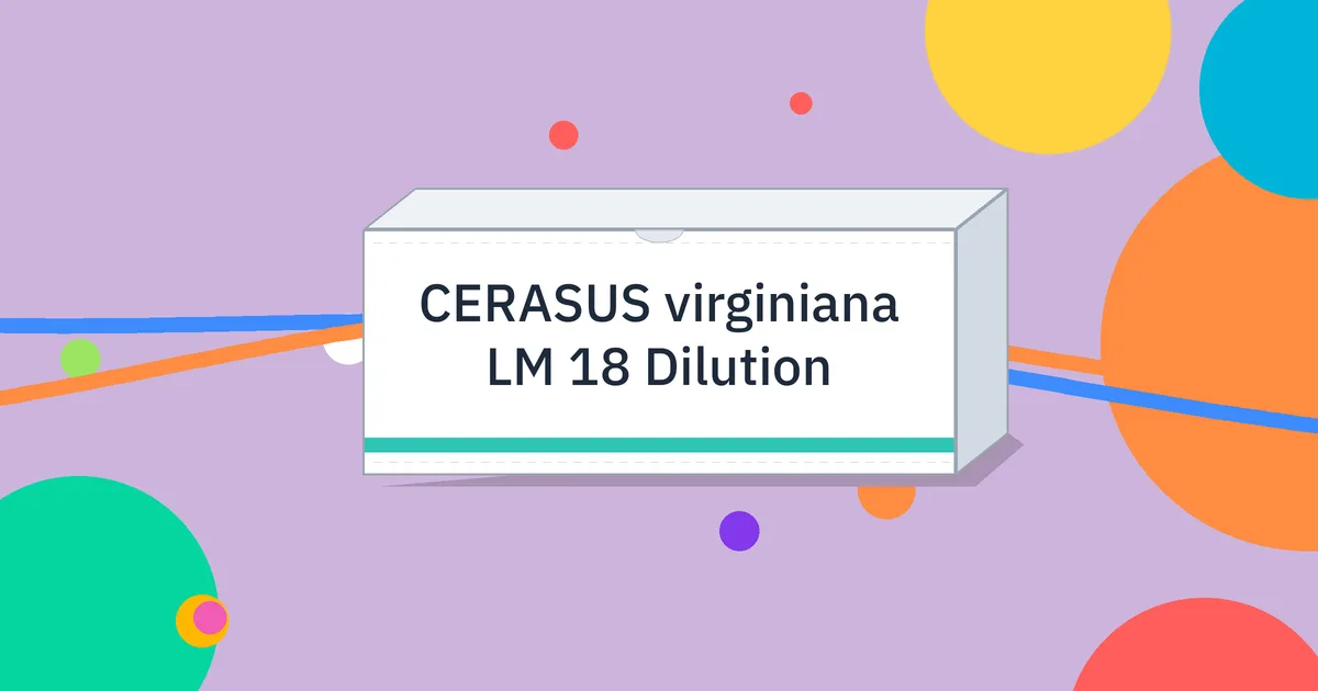 Symbolbild: Packung mit der Aufschrift CERASUS virginiana LM 18 Dilution (PZN 13436710) – Verfügbarkeit und Bezug in Apotheken in Frankfurt am Main