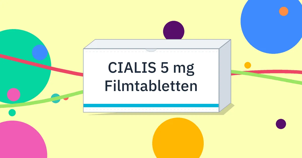 Symbolbild: Packung mit der Aufschrift CIALIS 5 mg Filmtabletten (PZN 18743836) – Verfügbarkeit und Bezug in Apotheken in Frankfurt am Main
