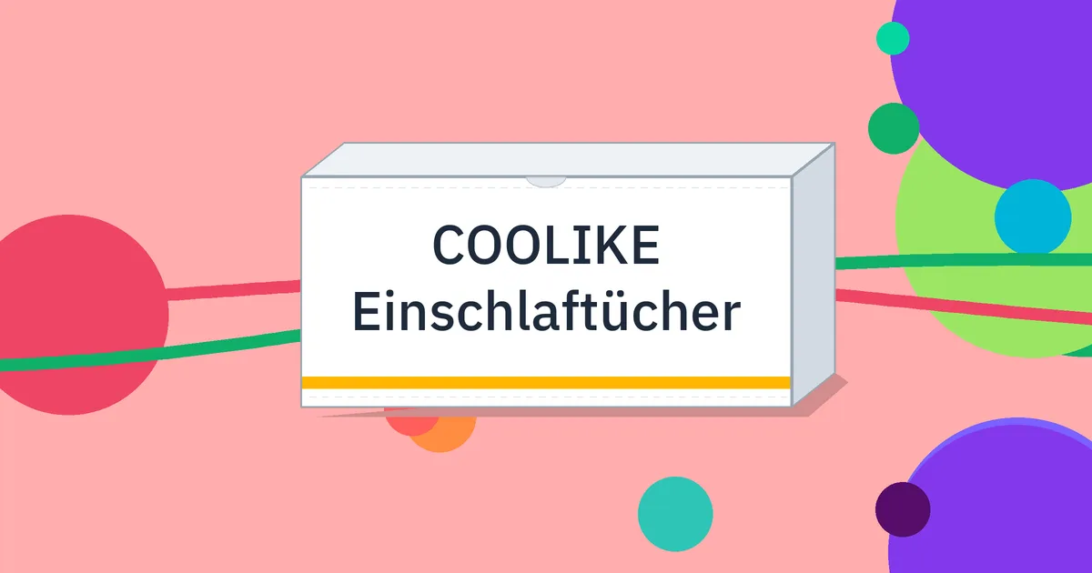 Symbolbild: Packung mit der Aufschrift COOLIKE Einschlaftücher (PZN 07687945) – Verfügbarkeit und Bezug in Apotheken in Frankfurt am Main