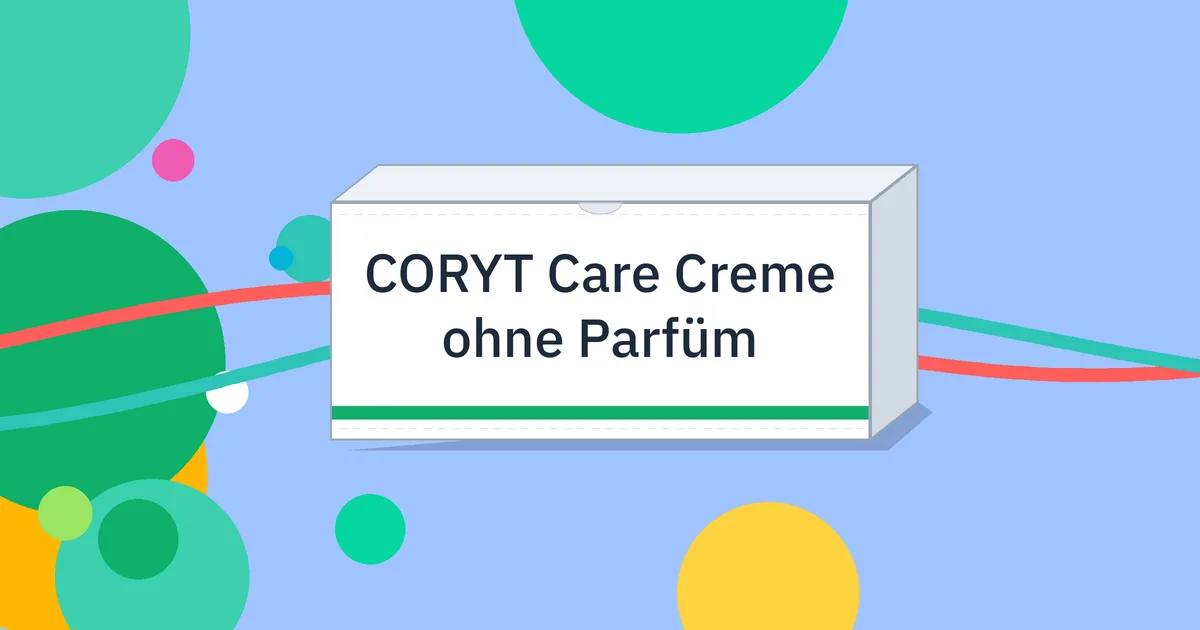 Symbolbild: Packung mit der Aufschrift CORYT Care Creme ohne Parfüm (PZN 11165052) – Verfügbarkeit und Bezug in Apotheken in Frankfurt am Main