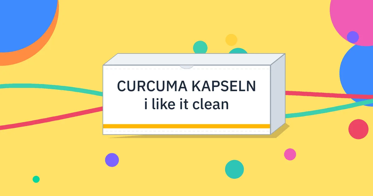 Symbolbild: Packung mit der Aufschrift CURCUMA KAPSELN i like it clean (PZN 20170715) – Verfügbarkeit und Bezug in Apotheken in Frankfurt am Main