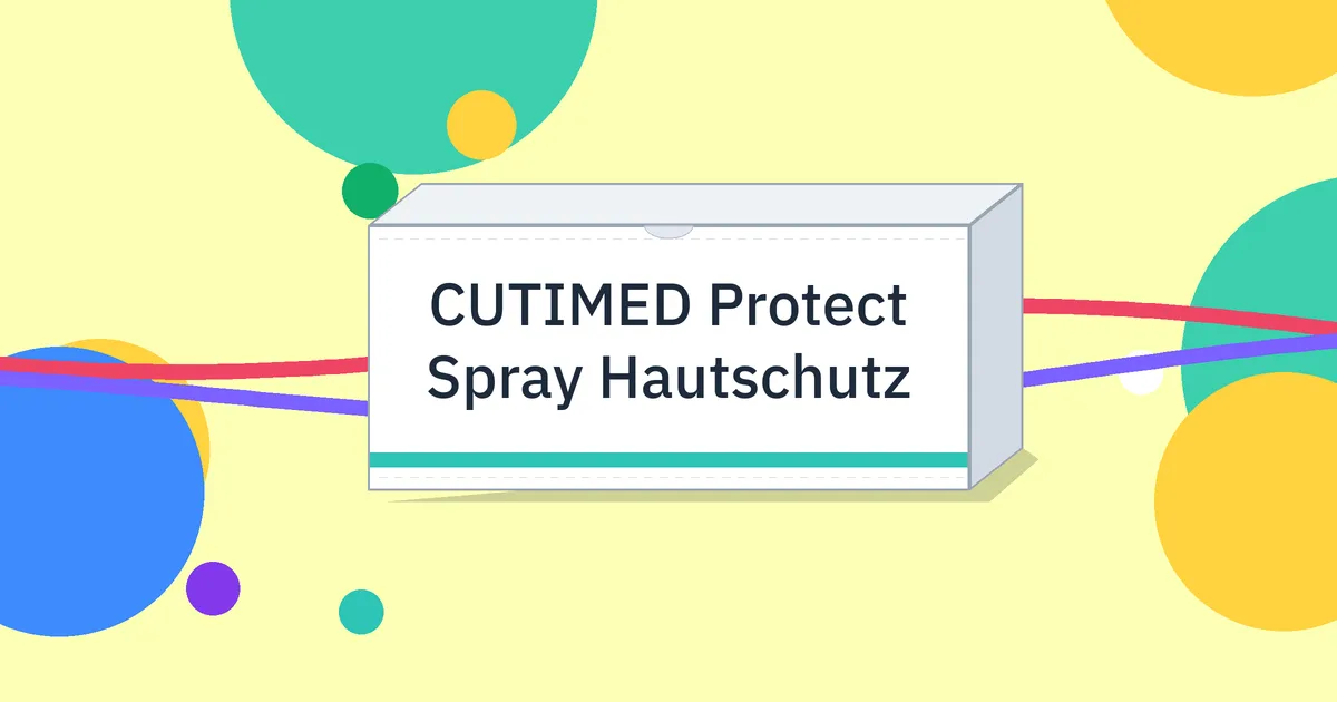 Symbolbild: Packung mit der Aufschrift CUTIMED Protect Spray Hautschutz (PZN 09430972) – Verfügbarkeit und Bezug in Apotheken in Frankfurt am Main
