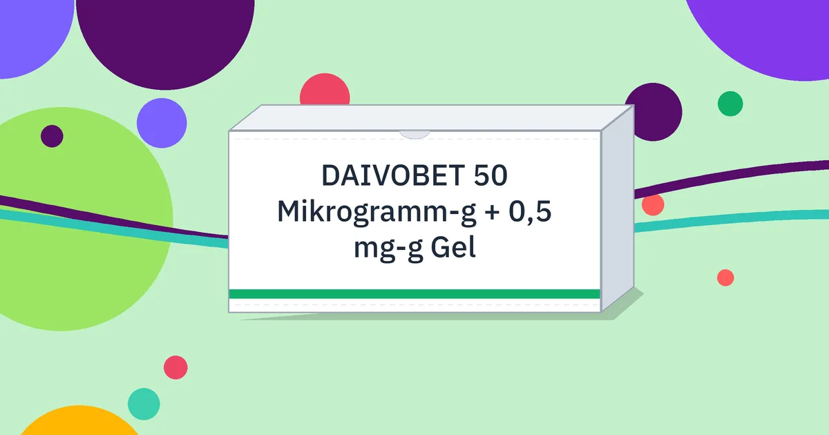 Symbolbild: Packung mit der Aufschrift DAIVOBET 50 Mikrogramm-g + 0,5 mg-g Gel (PZN 10536055) – Verfügbarkeit und Bezug in Apotheken in Frankfurt am Main