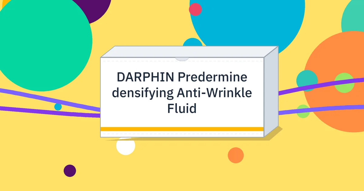 Symbolbild: Packung mit der Aufschrift DARPHIN Predermine densifying Anti-Wrinkle Fluid (PZN 07517775) – Verfügbarkeit und Bezug in Apotheken in Frankfurt am Main