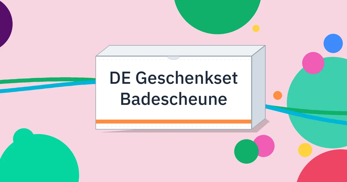 Symbolbild: Packung mit der Aufschrift DE Geschenkset Badescheune (PZN 18134770) – Verfügbarkeit und Bezug in Apotheken in Frankfurt am Main