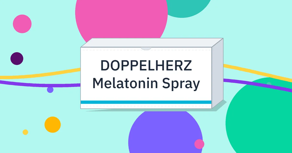Symbolbild: Packung mit der Aufschrift DOPPELHERZ Melatonin Spray (PZN 19152741) – Verfügbarkeit und Bezug in Apotheken in Frankfurt am Main