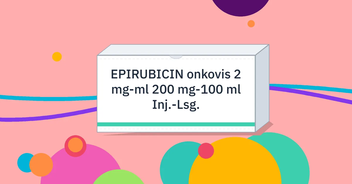 Symbolbild: Packung mit der Aufschrift EPIRUBICIN onkovis 2 mg-ml 200 mg-100 ml Inj.-Lsg. (PZN 06847915) – Verfügbarkeit und Bezug in Apotheken in Frankfurt am Main