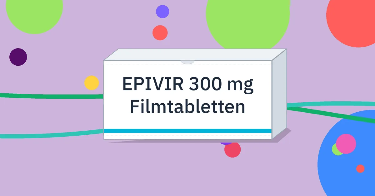 Symbolbild: Packung mit der Aufschrift EPIVIR 300 mg Filmtabletten (PZN 05746141) – Verfügbarkeit und Bezug in Apotheken in Frankfurt am Main