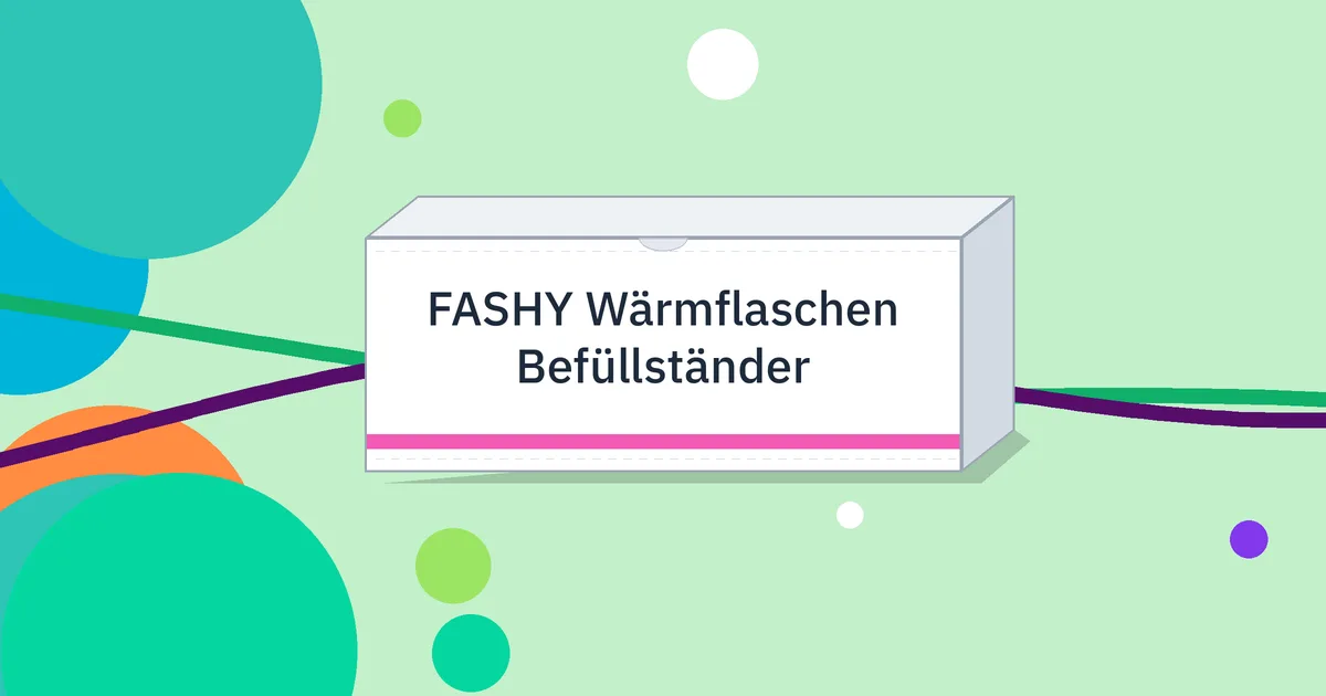 Symbolbild: Packung mit der Aufschrift FASHY Wärmflaschen Befüllständer (PZN 06567989) – Verfügbarkeit und Bezug in Apotheken in Frankfurt am Main