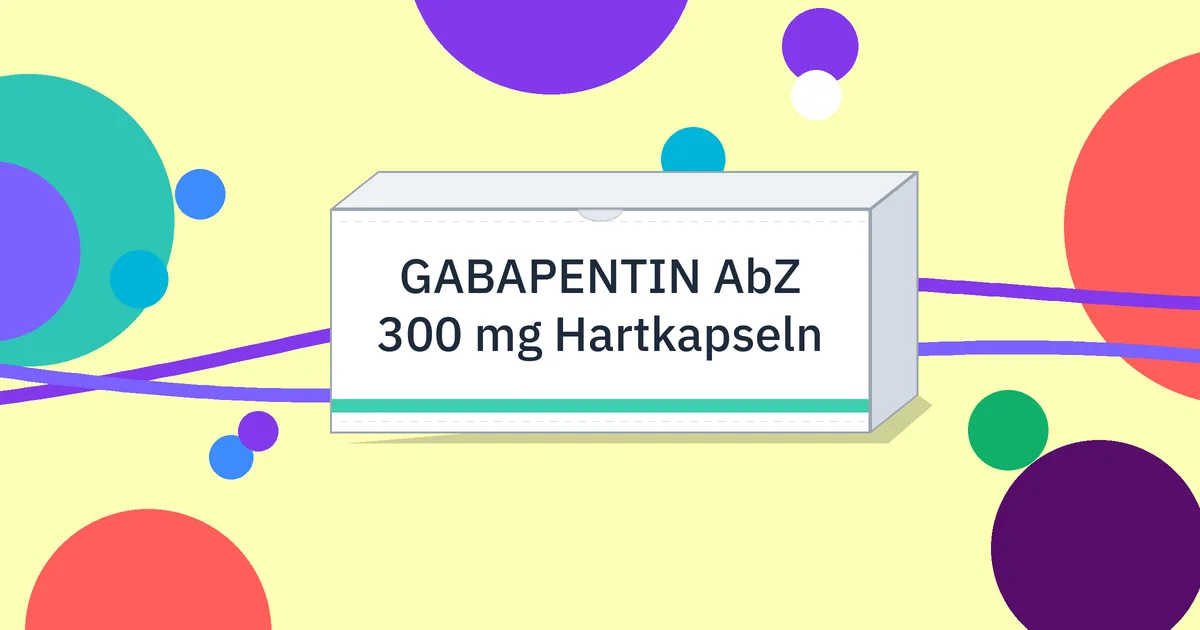 Symbolbild: Packung mit der Aufschrift GABAPENTIN AbZ 300 mg Hartkapseln (PZN 03853944) – Verfügbarkeit und Bezug in Apotheken in Frankfurt am Main