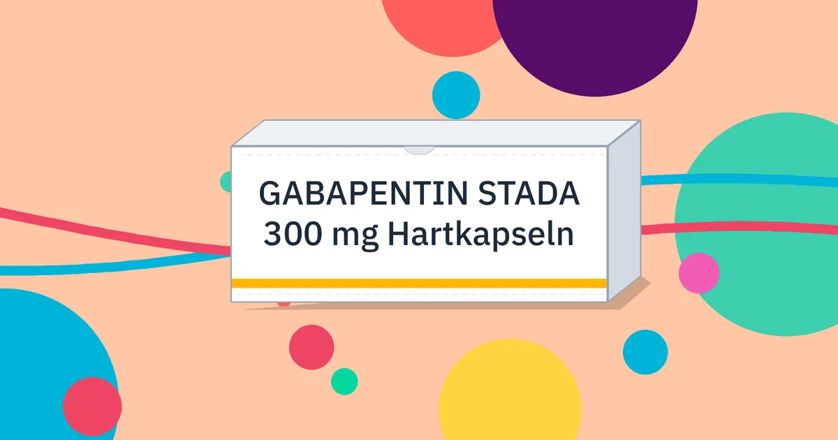 Symbolbild: Packung mit der Aufschrift GABAPENTIN STADA 300 mg Hartkapseln (PZN 00407374) – Verfügbarkeit und Bezug in Apotheken in Frankfurt am Main