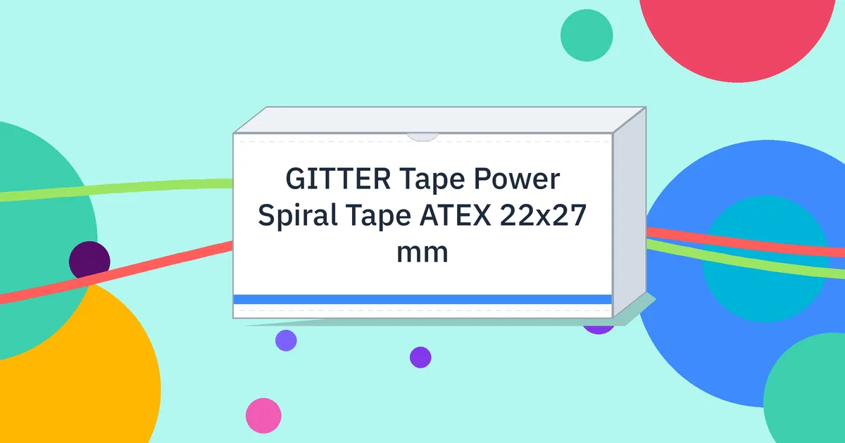 Symbolbild: Packung mit der Aufschrift GITTER Tape Power Spiral Tape ATEX 22x27 mm (PZN 06937328) – Verfügbarkeit und Bezug in Apotheken in Frankfurt am Main