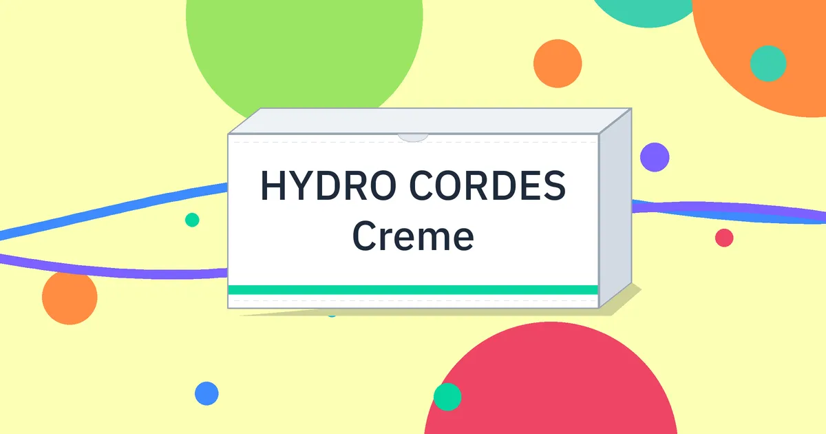 Symbolbild: Packung mit der Aufschrift HYDRO CORDES Creme (PZN 00937155) – Verfügbarkeit und Bezug in Apotheken in Frankfurt am Main