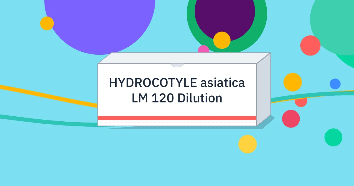 Symbolbild: Packung mit der Aufschrift HYDROCOTYLE asiatica LM 120 Dilution (PZN 13557081) – Verfügbarkeit und Bezug in Apotheken in Frankfurt am Main