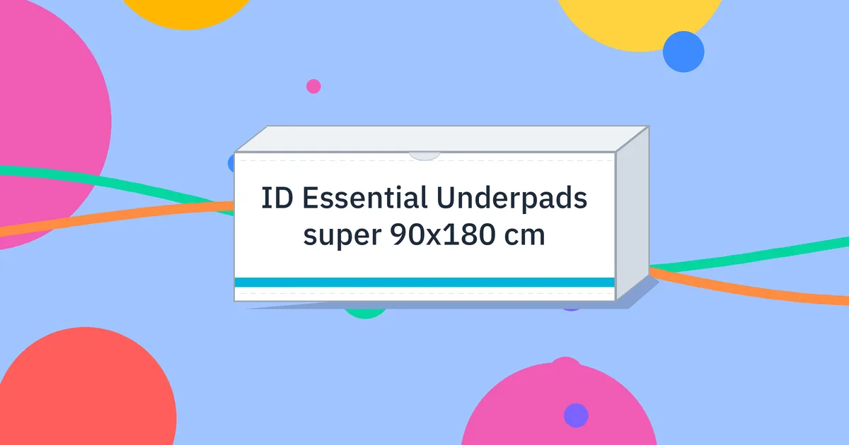 Symbolbild: Packung mit der Aufschrift ID Essential Underpads super 90x180 cm (PZN 19428108) – Verfügbarkeit und Bezug in Apotheken in Frankfurt am Main