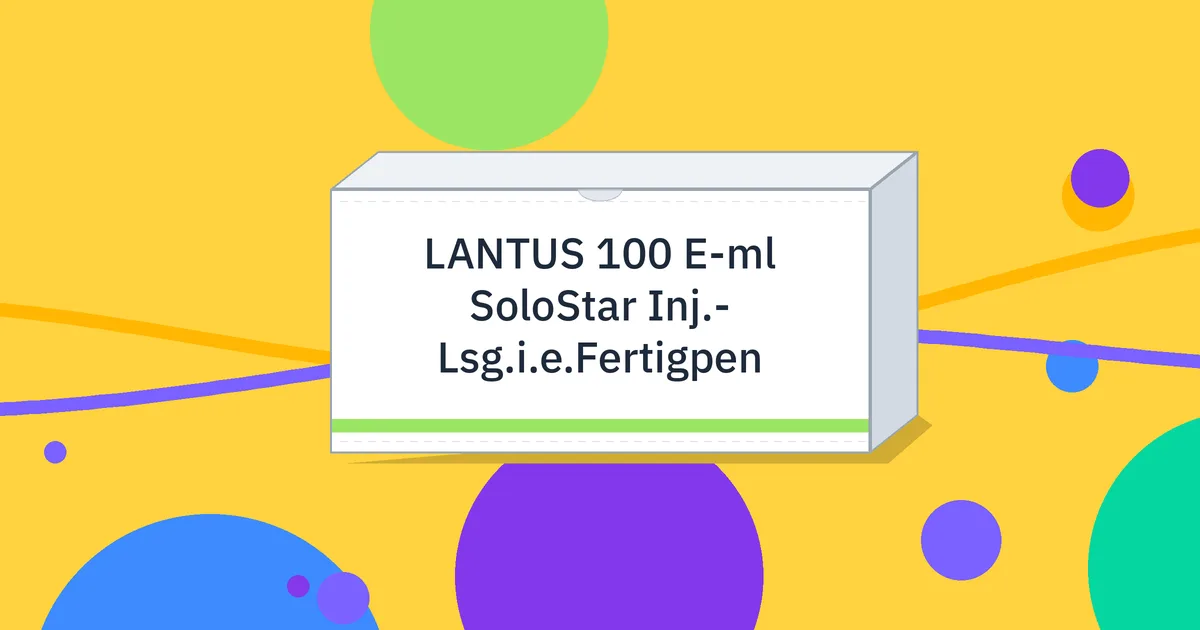 Symbolbild: Packung mit der Aufschrift LANTUS 100 E-ml SoloStar Inj.-Lsg.i.e.Fertigpen (PZN 18053729) – Verfügbarkeit und Bezug in Apotheken in Frankfurt am Main