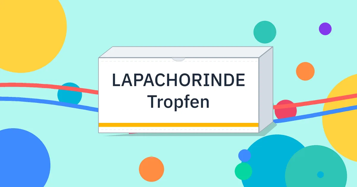 Symbolbild: Packung mit der Aufschrift LAPACHORINDE Tropfen (PZN 17555452) – Verfügbarkeit und Bezug in Apotheken in Frankfurt am Main