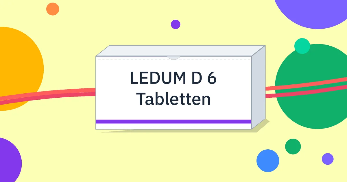 Symbolbild: Packung mit der Aufschrift LEDUM D 6 Tabletten (PZN 02103187) – Verfügbarkeit und Bezug in Apotheken in Frankfurt am Main