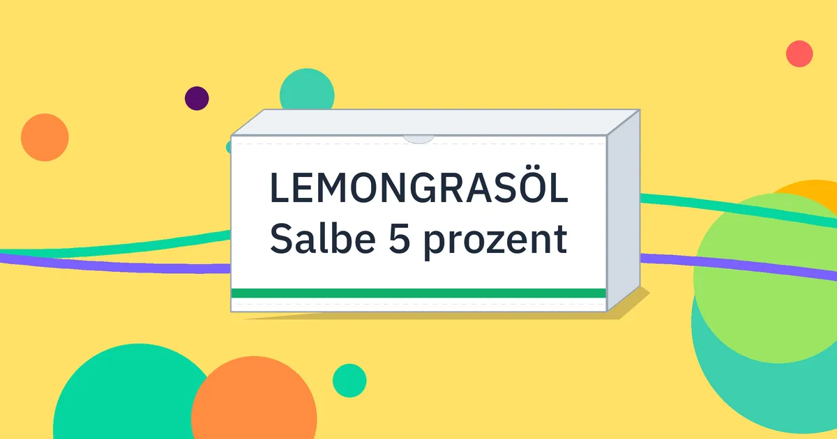 Symbolbild: Packung mit der Aufschrift LEMONGRASÖL Salbe 5 prozent (PZN 18900885) – Verfügbarkeit und Bezug in Apotheken in Frankfurt am Main