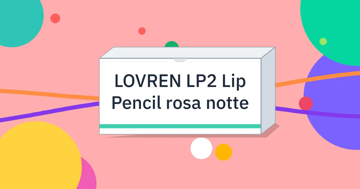 Symbolbild: Packung mit der Aufschrift LOVREN LP2 Lip Pencil rosa notte (PZN 20030894) – Verfügbarkeit und Bezug in Apotheken in Frankfurt am Main