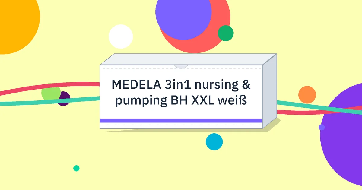 Symbolbild: Packung mit der Aufschrift MEDELA 3in1 nursing & pumping BH XXL weiß (PZN 18834332) – Verfügbarkeit und Bezug in Apotheken in Frankfurt am Main