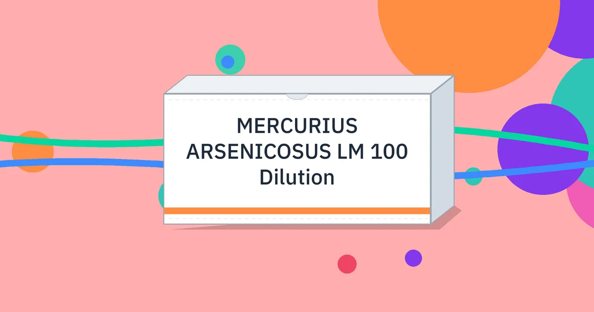 Symbolbild: Packung mit der Aufschrift MERCURIUS ARSENICOSUS LM 100 Dilution (PZN 13606388) – Verfügbarkeit und Bezug in Apotheken in Frankfurt am Main