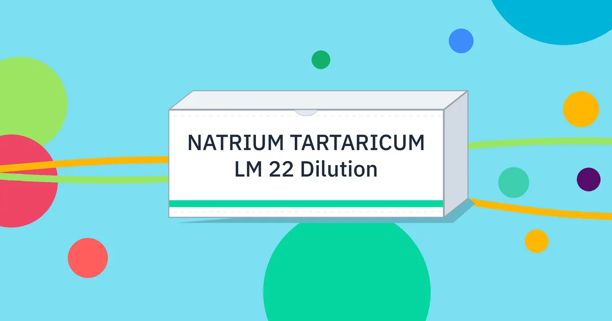 Symbolbild: Packung mit der Aufschrift NATRIUM TARTARICUM LM 22 Dilution (PZN 12967807) – Verfügbarkeit und Bezug in Apotheken in Frankfurt am Main