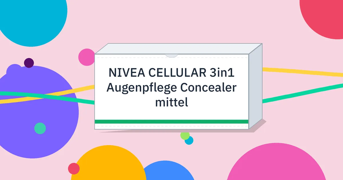 Symbolbild: Packung mit der Aufschrift NIVEA CELLULAR 3in1 Augenpflege Concealer mittel (PZN 17625187) – Verfügbarkeit und Bezug in Apotheken in Frankfurt am Main