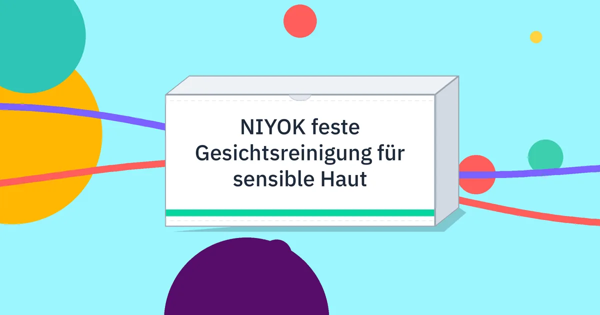 Symbolbild: Packung mit der Aufschrift NIYOK feste Gesichtsreinigung für sensible Haut (PZN 18836650) – Verfügbarkeit und Bezug in Apotheken in Frankfurt am Main