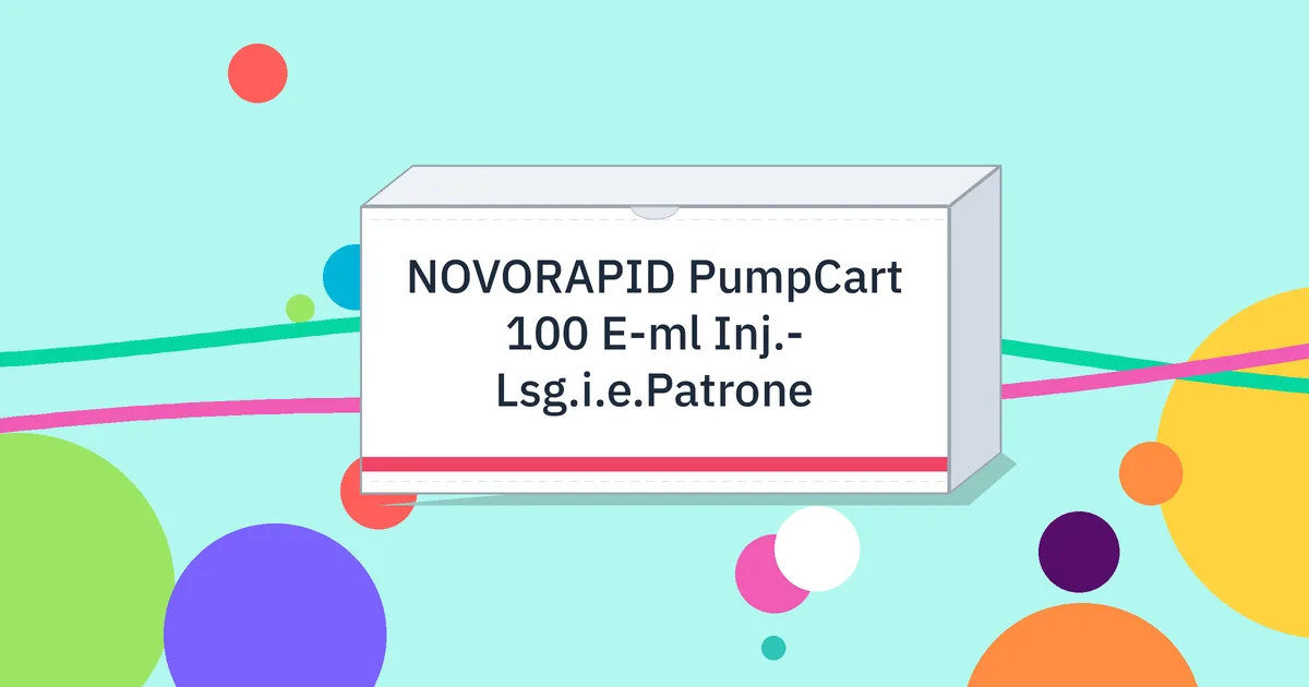 Symbolbild: Packung mit der Aufschrift NOVORAPID PumpCart 100 E-ml Inj.-Lsg.i.e.Patrone (PZN 11137044) – Verfügbarkeit und Bezug in Apotheken in Frankfurt am Main