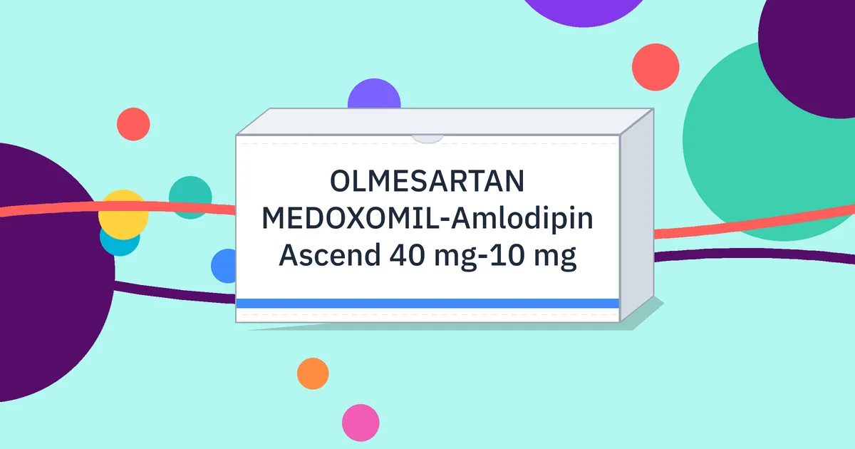 Symbolbild: Packung mit der Aufschrift OLMESARTAN MEDOXOMIL-Amlodipin Ascend 40 mg-10 mg (PZN 19184534) – Verfügbarkeit und Bezug in Apotheken in Frankfurt am Main