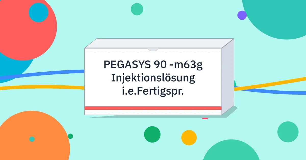 Symbolbild: Packung mit der Aufschrift PEGASYS 90 -m63g Injektionslösung i.e.Fertigspr. (PZN 16767175) – Verfügbarkeit und Bezug in Apotheken in Frankfurt am Main