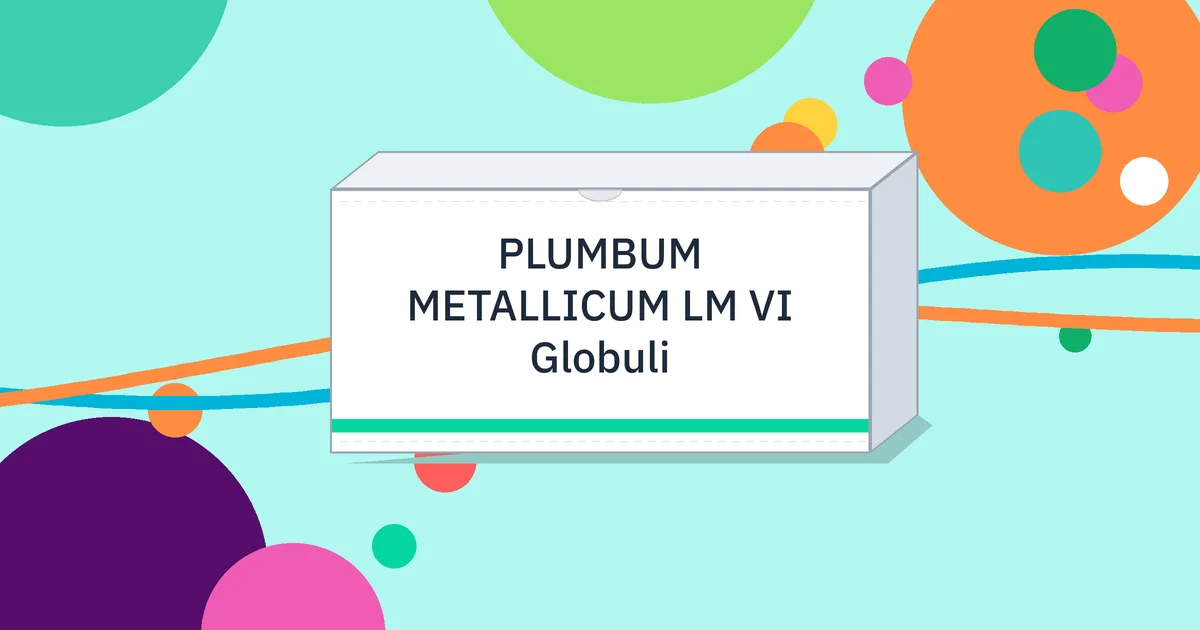 Symbolbild: Packung mit der Aufschrift PLUMBUM METALLICUM LM VI Globuli (PZN 02659890) – Verfügbarkeit und Bezug in Apotheken in Frankfurt am Main