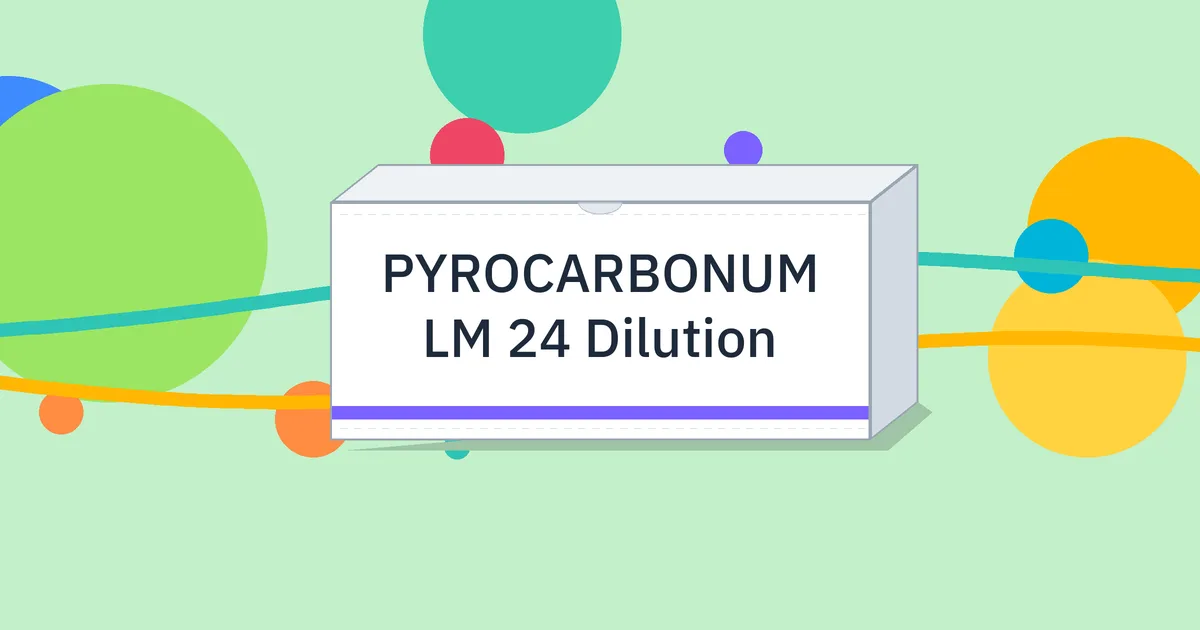 Symbolbild: Packung mit der Aufschrift PYROCARBONUM LM 24 Dilution (PZN 13672853) – Verfügbarkeit und Bezug in Apotheken in Frankfurt am Main