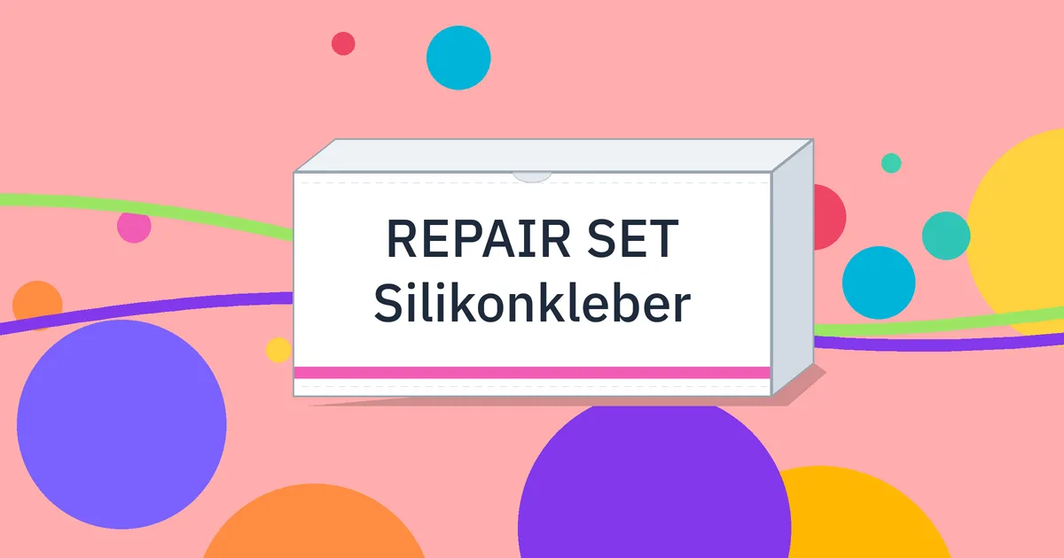 Symbolbild: Packung mit der Aufschrift REPAIR SET Silikonkleber (PZN 09398553) – Verfügbarkeit und Bezug in Apotheken in Frankfurt am Main