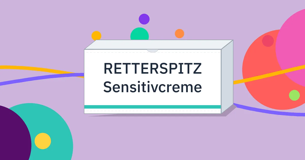 Symbolbild: Packung mit der Aufschrift RETTERSPITZ Sensitivcreme (PZN 20045252) – Verfügbarkeit und Bezug in Apotheken in Frankfurt am Main