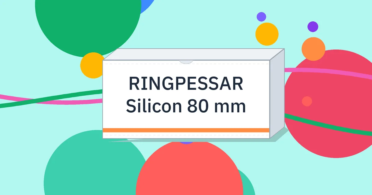 Symbolbild: Packung mit der Aufschrift RINGPESSAR Silicon 80 mm (PZN 07702449) – Verfügbarkeit und Bezug in Apotheken in Frankfurt am Main