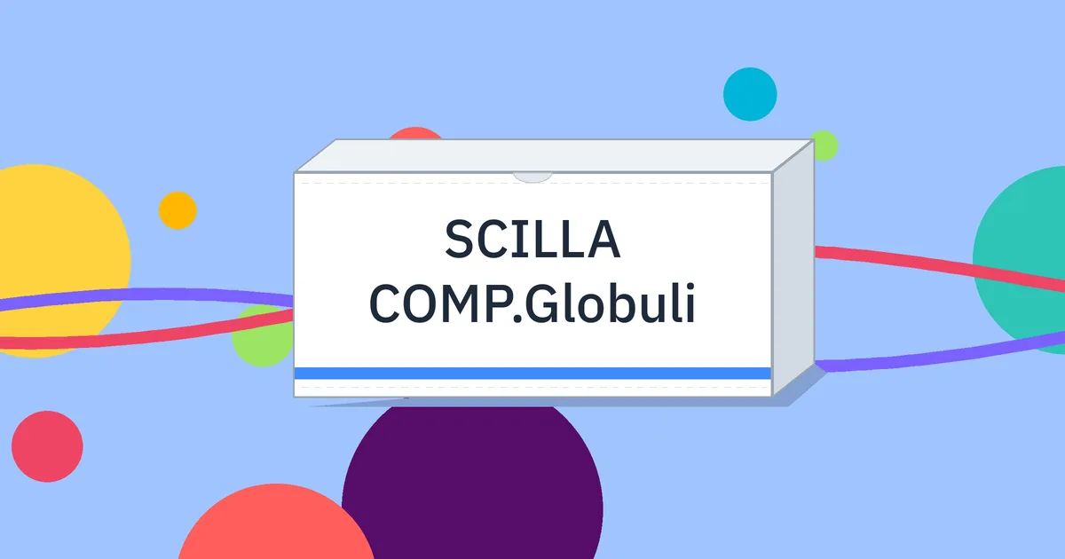 Symbolbild: Packung mit der Aufschrift SCILLA COMP.Globuli (PZN 08787637) – Verfügbarkeit und Bezug in Apotheken in Frankfurt am Main